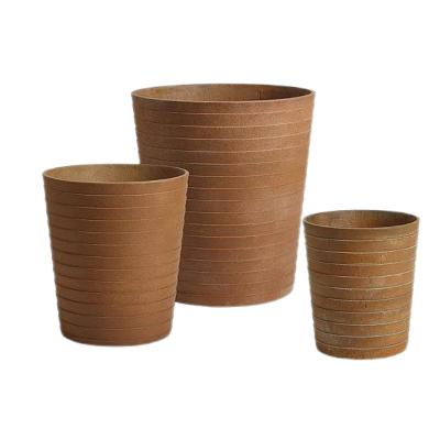 Китай Элегантные ручные резные цементные плантаторы из волокна для внутренних садовых растений продается