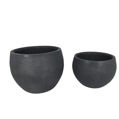 Chine Waterproof And Fireproof Fiber Clay Planter For Customed Flower Planters Pots à vendre