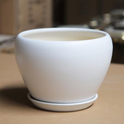 China Elegant Round Ceramic Pots For Your Home Or Business Various Sizes Available for sale