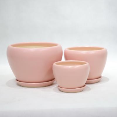 China Elegant Round Ceramic Pots For Your Home Or Business Various Sizes Available for sale