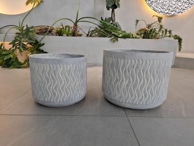 Cina Elegante e resistente La nostra piantatrice in argilla rinforzata è la scelta perfetta per i giardini moderni in vendita