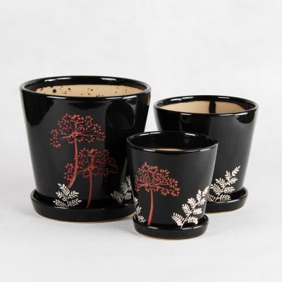 China Pequenos recipientes cerâmicos feitos à mão para decoração e exibição interna à venda