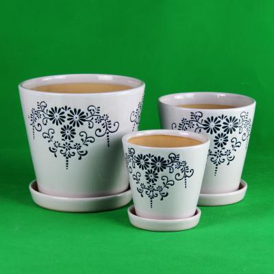 China Indoor Ceramic Pots Round Design and Easy To Clean for a Cozy Home for sale