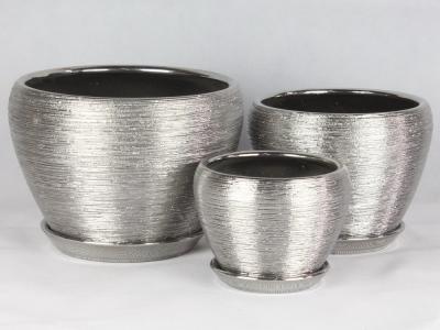 Cina Pottine di ceramica facili da pulire per succulenti e cactus Di varie dimensioni disponibili in vendita