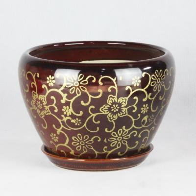 Cina Pottine di ceramica facili da pulire per succulenti e cactus Di varie dimensioni disponibili in vendita