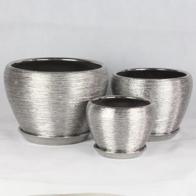 Cina Pottine di ceramica facili da pulire per succulenti e cactus Di varie dimensioni disponibili in vendita