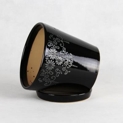 Cina Pottine di ceramica personalizzabili per il giardinaggio in diversi colori in vendita