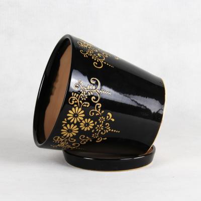 Cina Pottine di ceramica personalizzabili per il giardinaggio in diversi colori in vendita