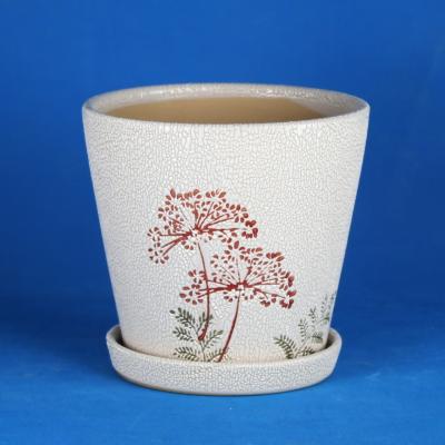 Cina Pottine di ceramica personalizzabili per il giardinaggio in diversi colori in vendita