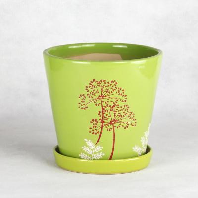 Cina Pottine di ceramica personalizzabili per il giardinaggio in diversi colori in vendita