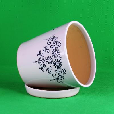 Cina Pottine di ceramica personalizzabili per il giardinaggio in diversi colori in vendita