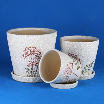 Cina Pottine di ceramica personalizzabili per il giardinaggio in diversi colori in vendita