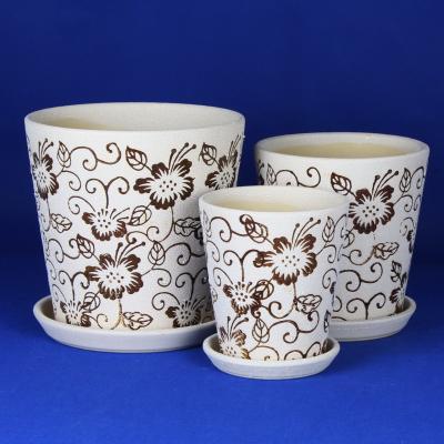 Cina Pottine di ceramica personalizzabili per il giardinaggio in diversi colori in vendita