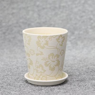 Cina Pottine di ceramica personalizzabili per il giardinaggio in diversi colori in vendita