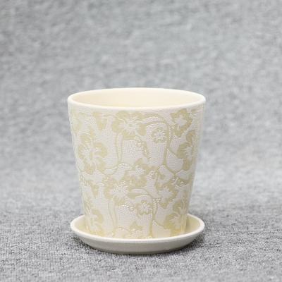 Cina Pottine di ceramica personalizzabili per il giardinaggio in diversi colori in vendita