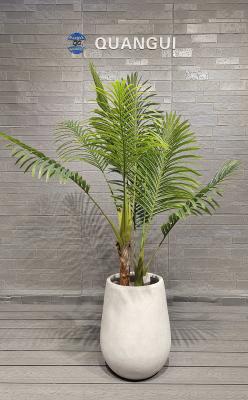 China Plantador de barro reforçado esculpido à mão, adaptado para jardins ecológicos à venda