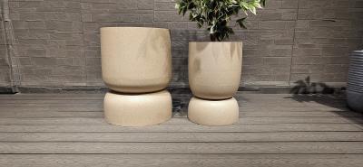 Cina Piantatrice in argilla in fibra di stile moderno D460*H70 leggera versatile per qualsiasi ambiente in vendita