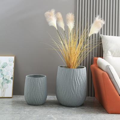 中国 耐久性のある粘土繊維プランターショップで 屋外空間を変えてください 販売のため