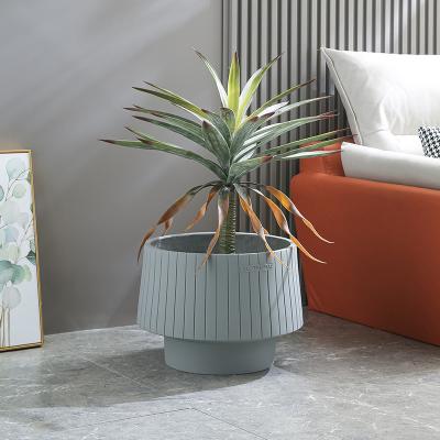 China Planta de argila de fibra elevar sua exposição de plantas com design minimalista for sale
