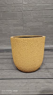 China Decoração de interiores Planta de argila de fibra com superfície textura e sem buracos de drenagem for sale