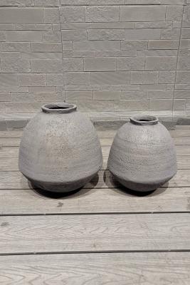 中国 5〜6年寿命 強化粘土プランター 耐久性と耐候性 ファイバークレイ素材 販売のため