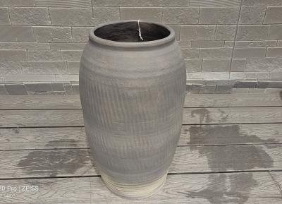 中国 繊維セメントポット 手彫り 仕上げ 排水穴 顧客の要求に合わせた 販売のため