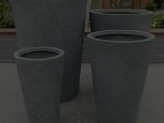 Fiber Clay Flower Planter Pot Waterproof For Indoor Outdoor Home Garden