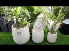 Fabrieksbenodigdheden Tuinplanten Goed verkocht Glasvezel Potten Bloempotten Sets Voor Home Decor