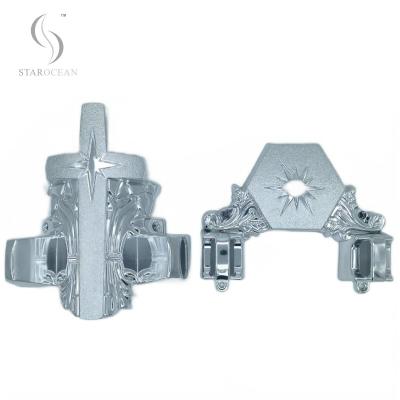 China Silberne Sattelwinkel PP Material Sattelzubehör Begräbnismaterial 12# zu verkaufen