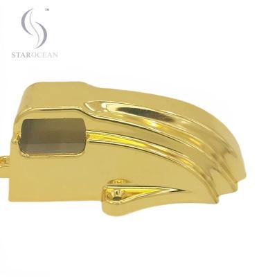 China Gepaste kist decoratie elektroplaat Glanzend goud oppervlak Begrafenisaccessoires 11#G Te koop