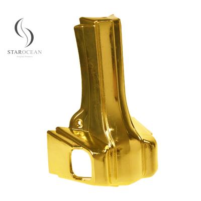 China Goud, kunststof, gesmolten kist accessoires, metalen bekleding van kistonderdelen 10# G Te koop