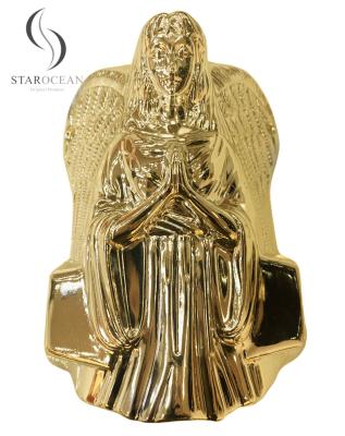 Cina Maniglia di bara in oro leggero di plastica per ornamenti funerari 19# LG in vendita