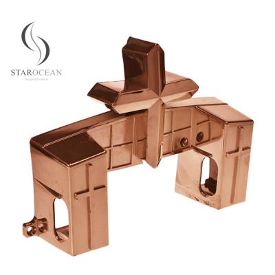 China Bronze Electronic Plating Coffin Corner Set Items Funeral Superfície lisa 15# B à venda