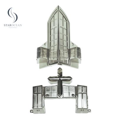 China Besonderes silbernes ABS-Material Hochwertige Sarg-Ecke Komplett-Set Großhandel 15#S zu verkaufen