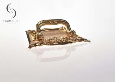 China Luxury Design Gold Plating Plastic Coffin Handles Gold Plating 100kg Lift Weight P9802 for sale