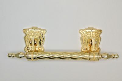 China Zamak Metal Coffin Handle Zink Alloy Materiaal Europese stijl In Gold Plating ZH005 Te koop