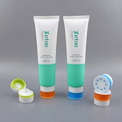 China ABL Refillable Toothpaste Container 35ml - 110ml Empty Toothpaste Containers With Flip Top Caps for sale