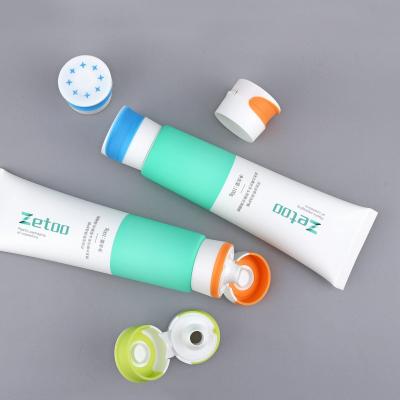 China ABL Refillable Toothpaste Container 35ml - 110ml Empty Toothpaste Containers With Flip Top Caps for sale