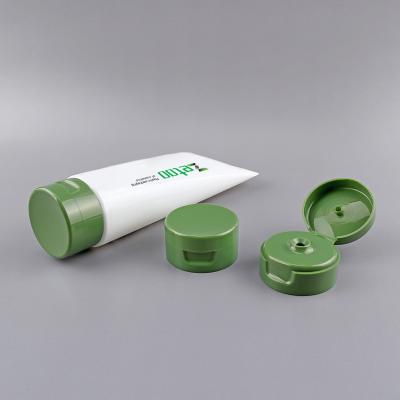 China Round Shampoo Tube Packaging 50mm Daimeter Cosmetic Tubes Packaging With Glossy Flip Top Caps for sale