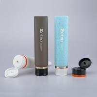China PE Cosmetic Empty Bottle 120ml Soft Touch Flip Top Cap Customizable for sale