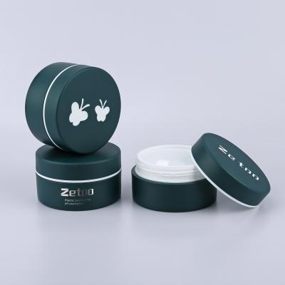 Κίνα 100 ml PP Κρέμα Jar Στρογγυλό Custom Κρέμα Jar Πράσινο / Κόκκινο Με Καπάκι Πεταλούδα προς πώληση