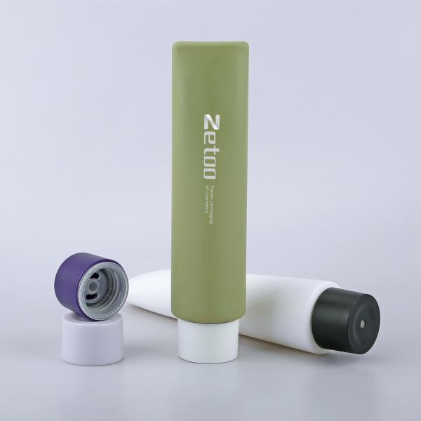 Quality 120ml Plastic Cosmetic Bottle Soft Touch Plastic Cream Bottle Customized With for sale