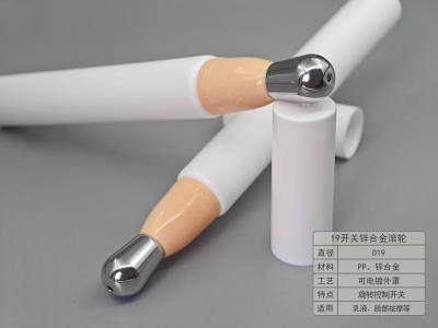 China 19mm Diameter Cream Tube Packaging Customized Eye Cream Tube With Metal Applicator for sale