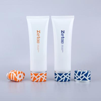 China Oval Cleanser Tube Customized Body Lotion Tube Packaging 40mm Diameter for sale