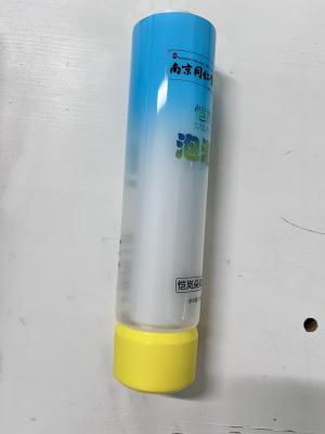 China PE Custom Cosmetic Tubes Dual Cosmetic Containers Tubes 130ml - 250ml With Screw Cap for sale