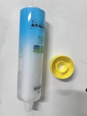 China PE Custom Cosmetic Tubes Dual Cosmetic Containers Tubes 130ml - 250ml With Screw Cap for sale