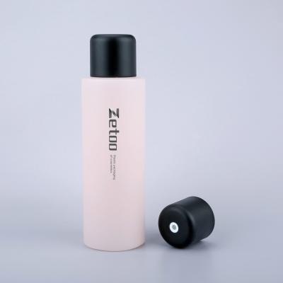 Cina Flaconi PE Custom Skincare 250ml - 500ml - Flacone cosmetico personalizzato con tappo dosatore centrale alto da 40mm di diametro in vendita