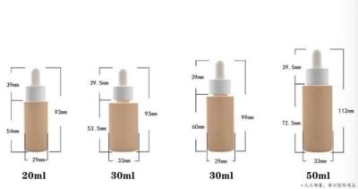 China Customized Plastic Bottles 20/30/50ml PET Bottle With Dropper for sale