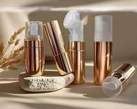 China Customized PET Plastic Bottle 60-180ml with Pump for Cosmetic Lotion Cream for sale