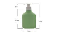 China Customized 250ml PE Plastic Bottle with PP Pump for Cosmetic Lotion Cream for sale